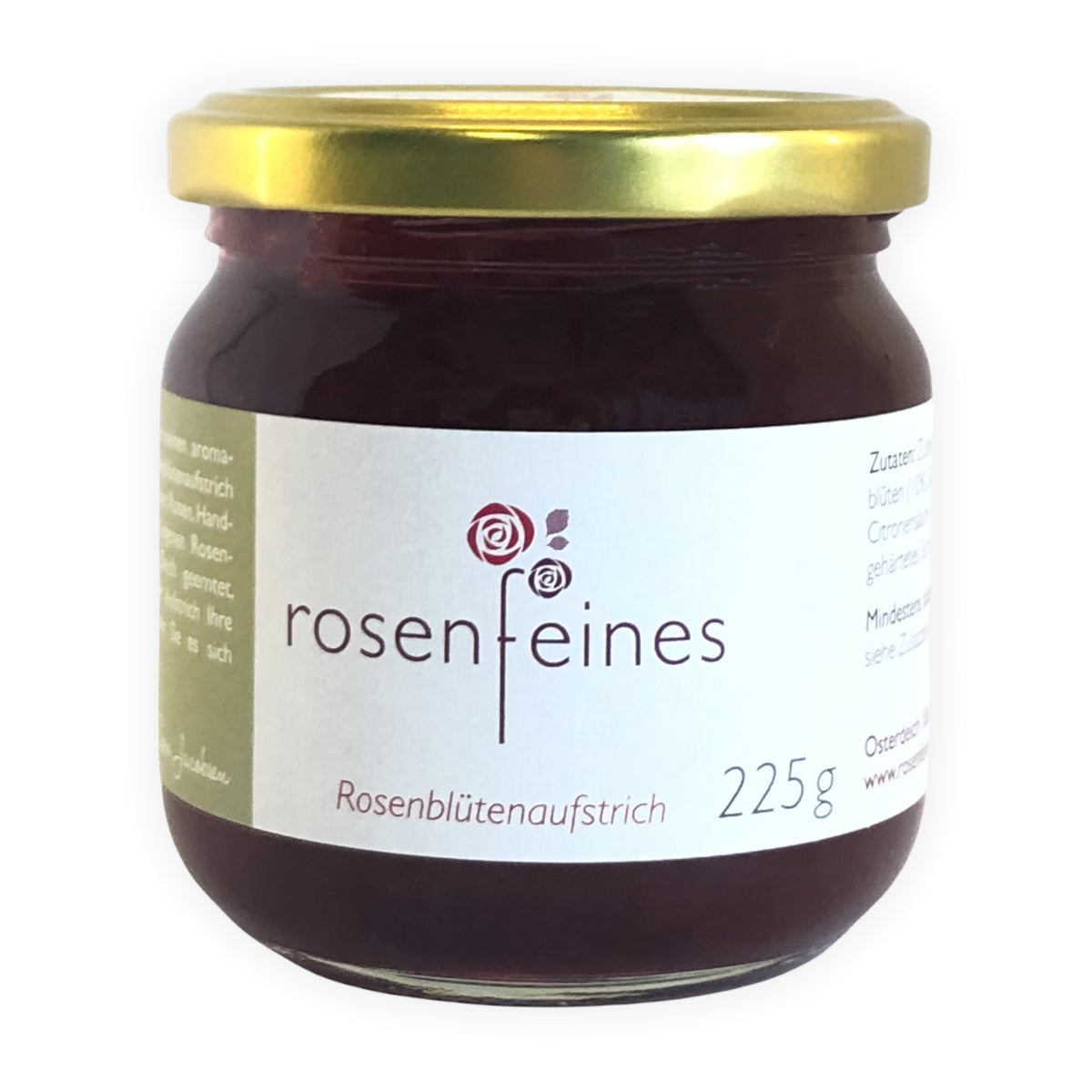 Rosenblütenaufstrich "Sylter Rose / Rosa rugosa" von rosenfeines, 225g ...